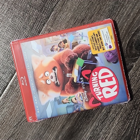 Disney | Media | Disney Pixar Turning Red Bluray Dvd Digital Code ...